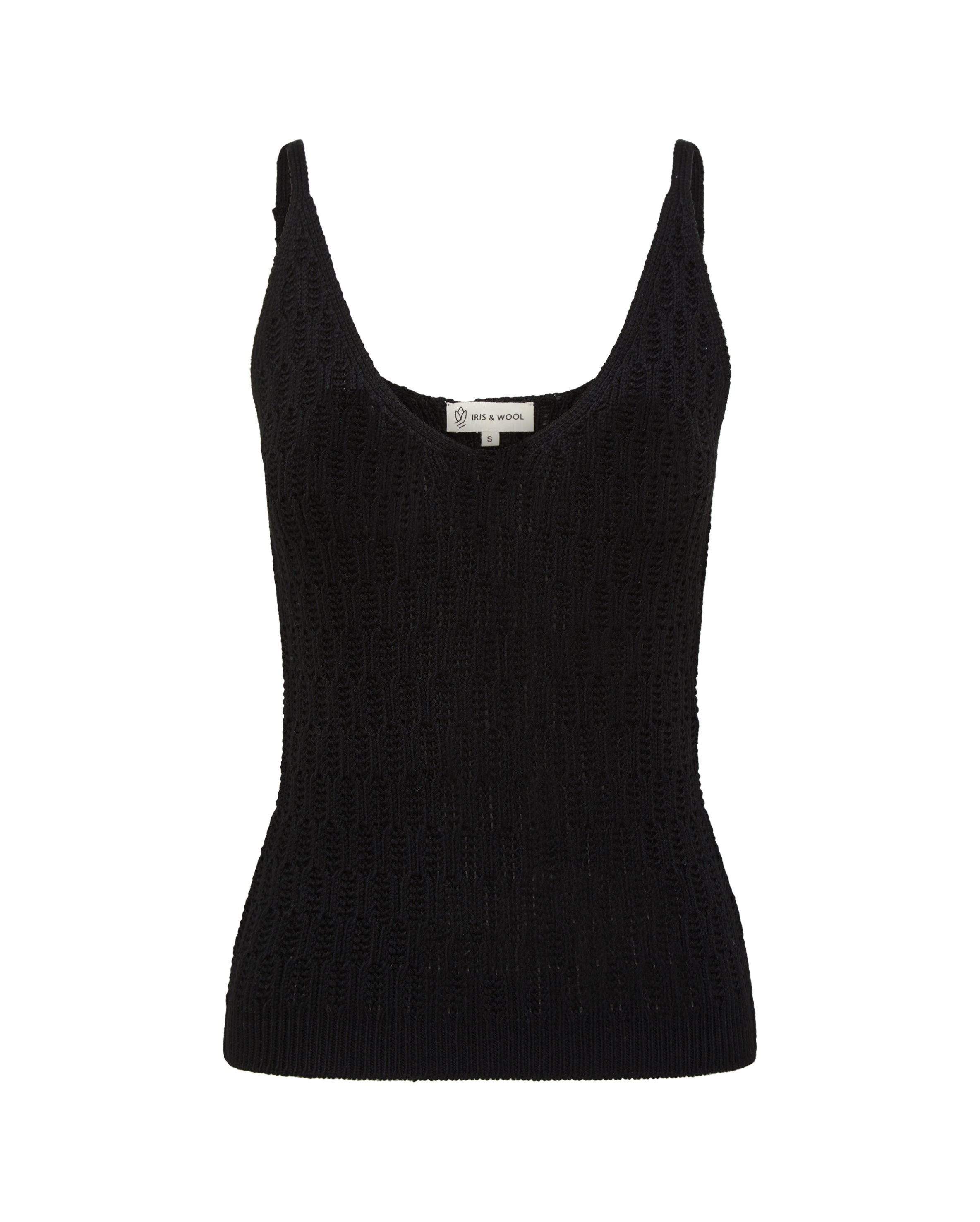 Corded Rib Cami in Merino Wool | Perfect for Layering – Iris and Wool